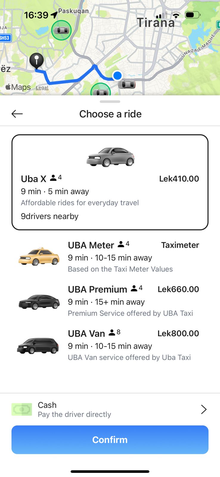 Uba Taxi - Your City's Smartest Taxi App